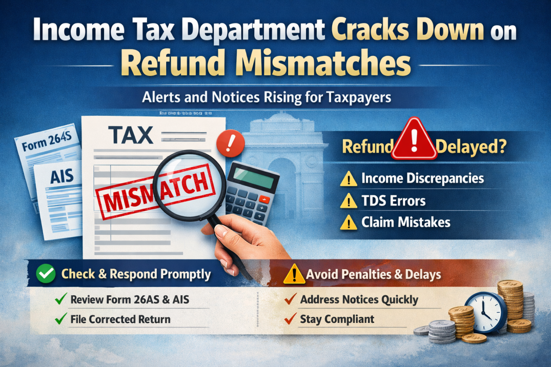 Income Tax Refund Mismatch: IT Alerts Taxpayers - Taxflick