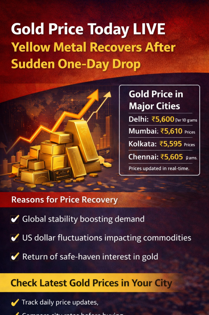 Gold Price Today LIVE: Yellow Metal Recovers After One-Day Drop - Taxflick